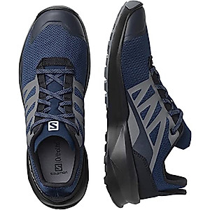 Salomon Patrol Hiking Shoes for Men Climbing, Mood Indigo/Black/Quiet Shade, 12