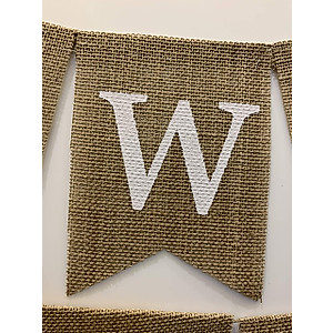 Rustic Burlap Twice Blessed Banner,Twins Baby Shower Gender Reveal Party Supplies and Decorations,Pregnancy Photo Prop,Twin Boys Girls Bunting for Nusery Room Decor