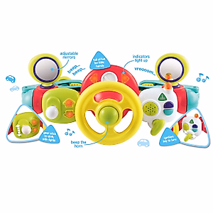 Early Learning Centre Lights and Sounds Buggy Driver, Hand Eye Coordination, Stimulates Senses, Kids Toys for Ages 06 Month by Just Play