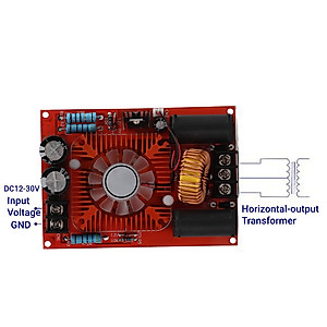DC12V-30V ZVS Coil Driver Board Boost High Voltage Coil Flyback Driver Generator Heating Module