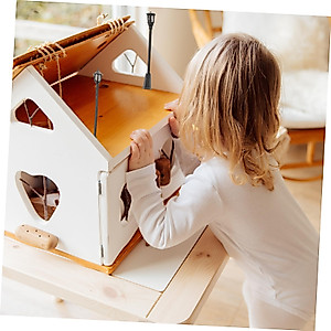 DOITOOL 12pcs Model Street Lights Miniature Pe Material Landscape Street Lamps for Decor and Mini Garden Random Style