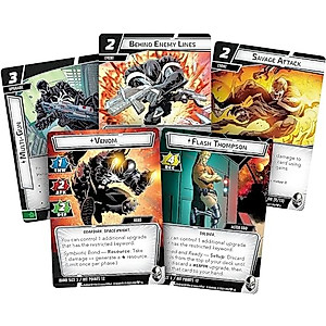 Marvel Champions The Card Game Venom HERO PACK - Superhero Strategy Game, Cooperative Game for Kids and Adults, Ages 14+, 1-4 Players, 45-90 Minute Playtime, Made by Fantasy Flight Games