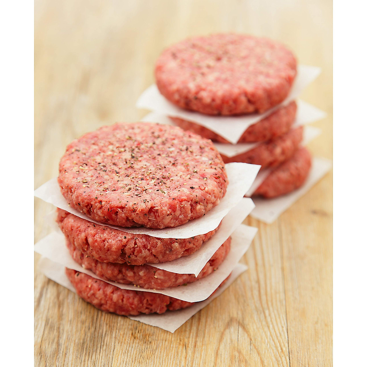 Kitchen Geeks Hamburger Patty Paper - 1000 Wax Paper 5.5 x 5.5 Inch Square Sheets For Burger Press Maker Patties, Baking, Candy