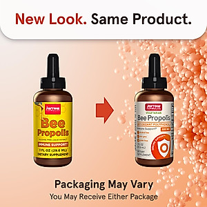 Jarrow Formulas Bee Propolis 500 mg - 1 fl oz - Alcohol-Free Liquid Extract - Immune Support Antioxidant Supplement - Immune Support - Approximately 30 Servings