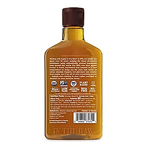 Agave In The Raw Light Organic Agave Nectar Sweetener | Blue Raw Agave Syrup | No Added Flavors or erythritol | Sugar Alternative for Coffee, Baking, Cooking, Hot & Cold Drinks | Natural, Low Carb, Low Glycemic, Vegan, Gluten-Free | 18.5oz Bottle (Pack of