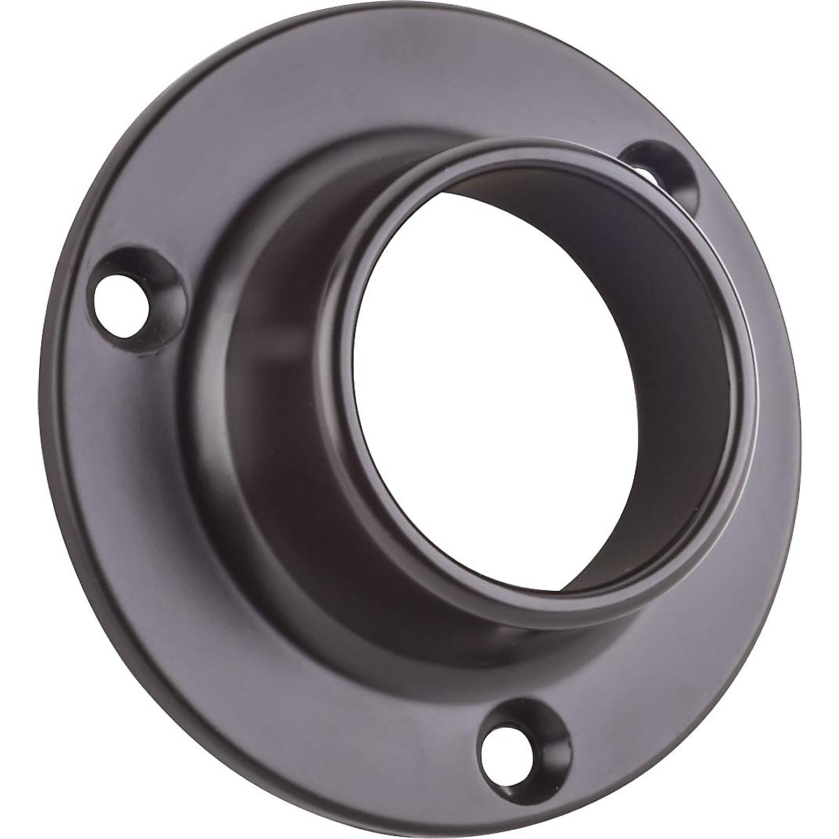 Dark Bronze Closed Closet Bracket for Round 1-5/16" Closet Rod with Screws