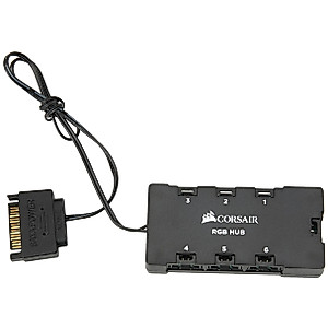 Corsair RGB LED Fan Hub Controller - Black, Pack of 1