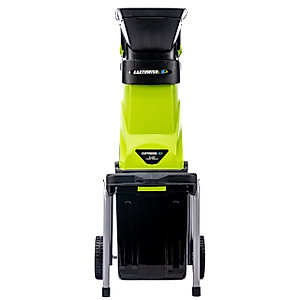 Earthwise GS70015 15-Amp Garden Corded Electric Chipper, Collection Bin