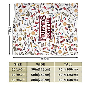 Christmas Lights Blanket Fleece Fuzzy Comforter Lightweight Soft All Season Throw Blankets Birthday Gifts for Men Women Boys50 x40