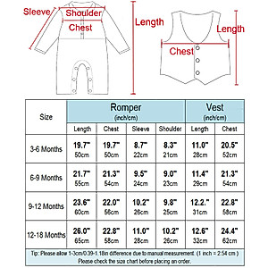 A&J DESIGN Baby Boys Suits Infant Gentleman Wedding Outfit Formal Romper Navy Blue 9-12 Months