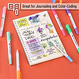 Mr. Pen- Dual Tip Highlighters, Pastel Colors, 12 Pack, Fine & Chisel Tip Highlighters Assorted Colors, Colored Highlighters, Highlighter Pens, Highlighter Markers, Markers for Journaling