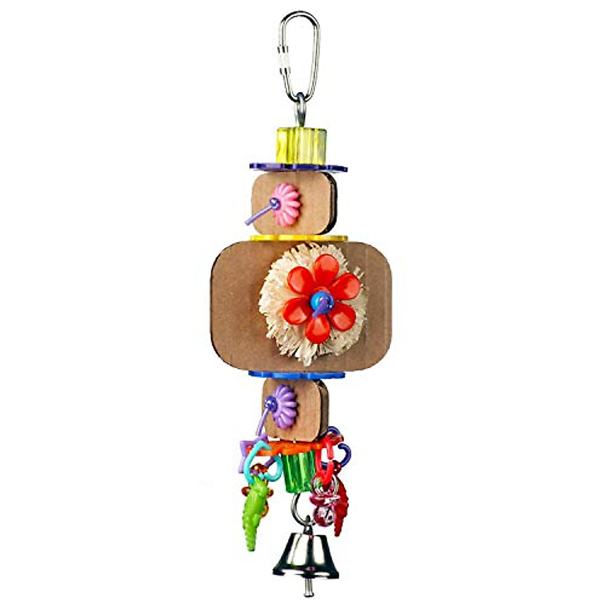 Super Bird Creations SB1090 Nibbles 'N Chips Bird Toy, Small/Medium Bird Size, 8.5" x 3" x 1.5"