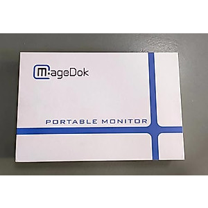 Magedok Portable Monitor,14”Touchscreen Monitor,FHD 1080p,100% sRGB Display,with USB-C,HDMI,Mini DP,Folding Kickstand Extend Second Screen for Laptop/PC/Phone/Switch/Xbox