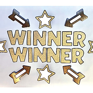 Carson Dellosa Sparkle and Shine Metallic Gold and Black Arrows Bulletin Board Cutouts, 36 Piece Metallic Black and Gold Arrows Bulletin Board Decorations, Sparkle and Shine Classroom Décor