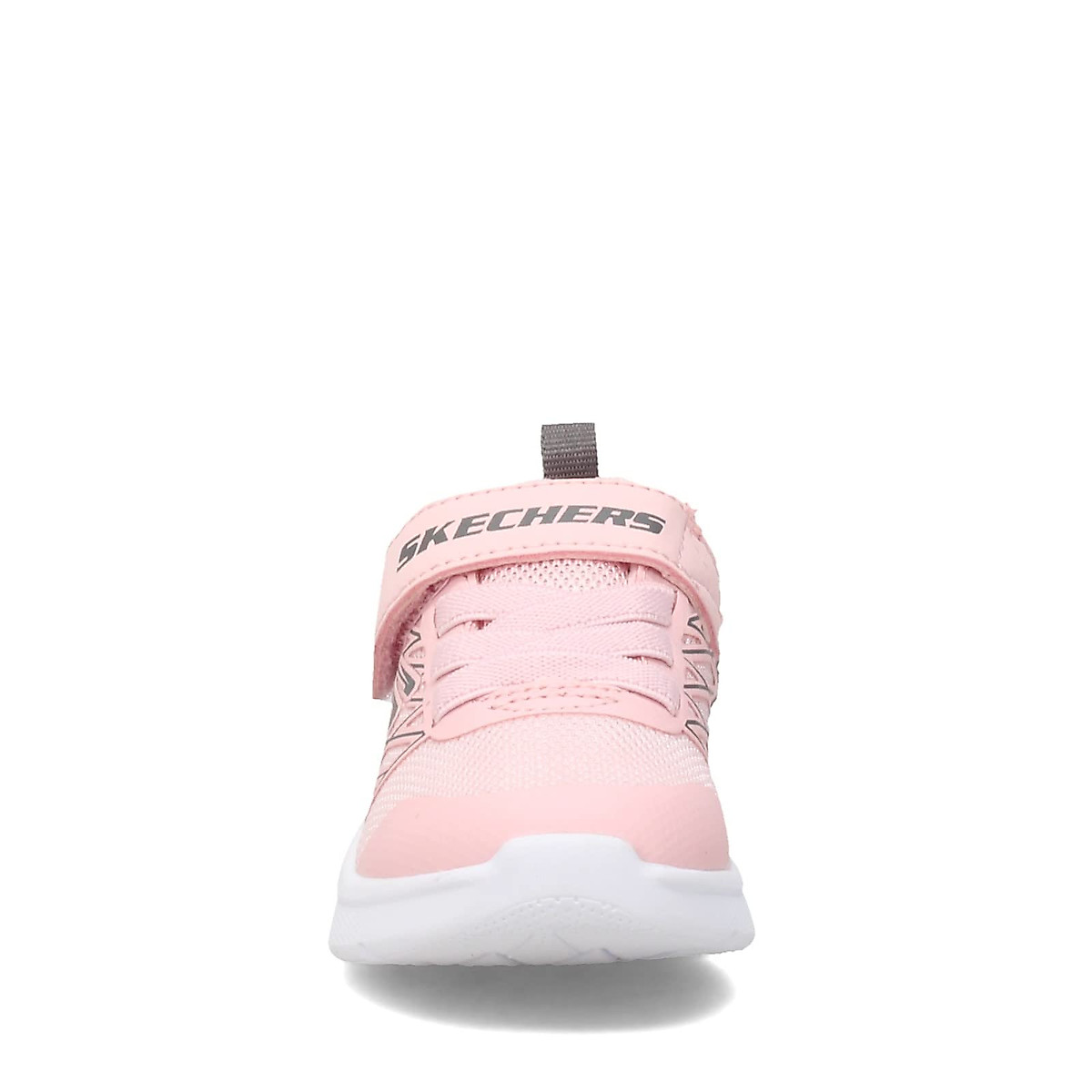 Skechers Girls Microspec-Bold Delight Sneaker, Light Pink, 11 Little Kid