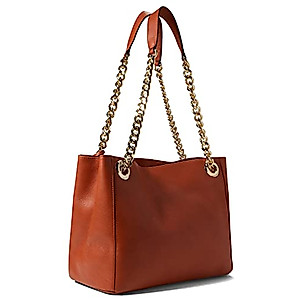 Valentino Bags by Mario Valentino Luisa Lavoro Gold Brick Red One Size
