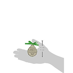 Cathedral Art CO519 Death Leaves a Heartache Teardrop Memorial Ornament, 2-3/4-Inch