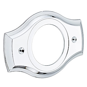Renovation Shower Cover Plate for 2-Handle or 3-Handle to 1-Handle Shower Updates, Chrome