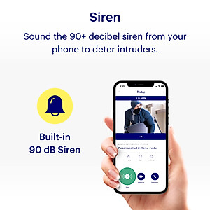 Canary Pro Indoor Home Security Camera 1080p HD WiFi IP | 24/7 Watch Live Video, Siren, Climate Monitor, Motion Alerts, Two-Way Talk, Night Vision, 10x Zoom, Private Mode, Works with Alexa and More