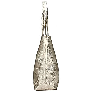 Carry on Tote Bags for Women Women Capacity Bags Ladies Solid Tote Shoulder Fashion Large Handbag Zippe (Gold, One Size)