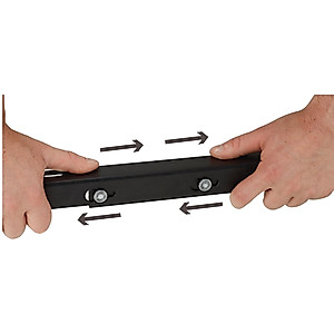 Liveasy Furniture Heavy Duty Adjustable Metal Full/Twin/Queen Size Bed Frame with Rug Roller Wheels (Twin/Full/Queen)