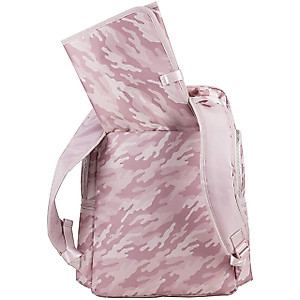 BODHI Baby Waterproof Multi-Function Travel Essentials Baby Tote Diaper Bag Backpack Changing Pad, Stroller Straps for Parents, Unisex, Pink Fluid Camo