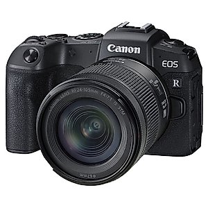Canon EOS RP Mirrorless Digital Camera with RF 24-105mm f/4-7.1 STM Lens + 128GB Memory + Case + Tripod + Filters (38pc Bundle) (Renewed)