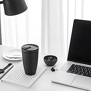 Villeroy & Boch Manufacture Rock Coffee To Go mug, Premium Porcelain, 350 ml, matt black