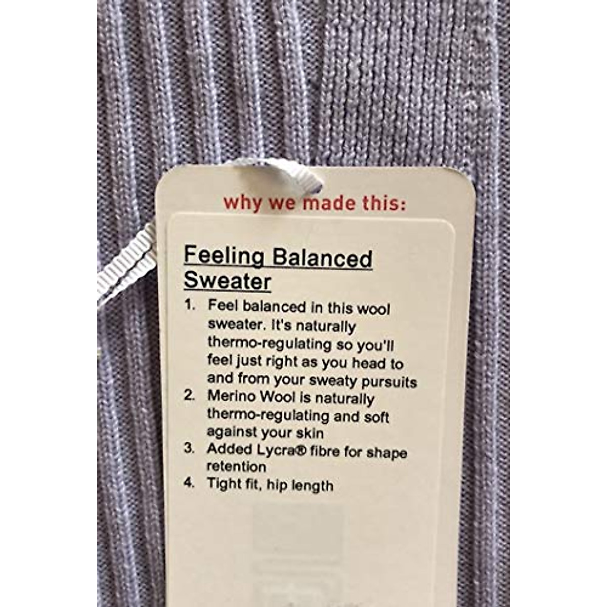 Lululemon Feeling Balanced Sweater - SRNB (12)