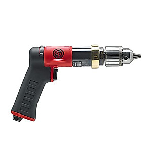 Chicago Pneumatic CP9789C - Air Power Drill, Hand Drill, Power Tools & Home Improvement, 1/2 Inch (13 mm), Keyed Chuck, Pistol Handle, 0.47 HP / 350 W, Stall Torque 10.3 ft. lbf / 14 NM - 840 RPM