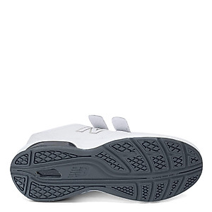 New Balance womens 813 V1 Hook and Loop Walking Shoe, White, 9.5 US