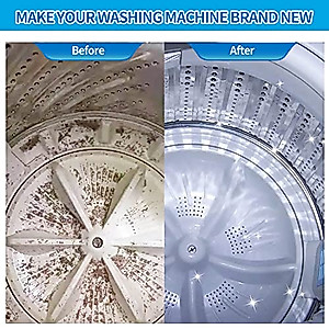 NATRUTH Washing Machine Cleaner Descaler 30 Pack,Triple Decontamination Remover with Natural Formula,Deep Cleaning Tablets For HE Front Loader & Top Load Washer