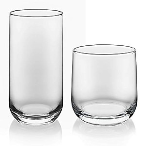 Libbey Ascent 16-Piece Tumbler and Rocks Glass Set