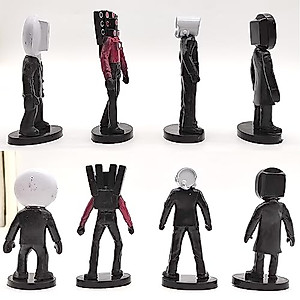 Skibi-Toilet Toy Figure,12pcs Skibi-Toilet Cool Game Character Action Toy Figure for Kids