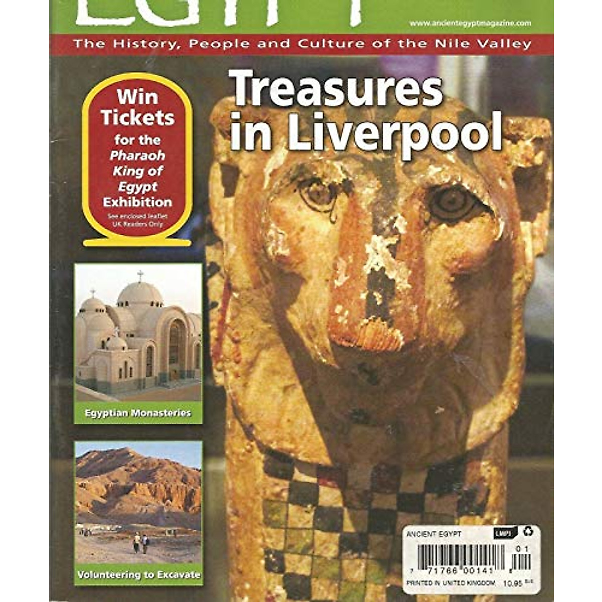 ANCIENT EGYPT, TREASURES IN LIVERPOOL, DEC. 2011/JAN. 2012, VOL.12, NO.3 ~