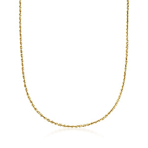 Ross-Simons 14kt Yellow Gold Rope-Chain Necklace