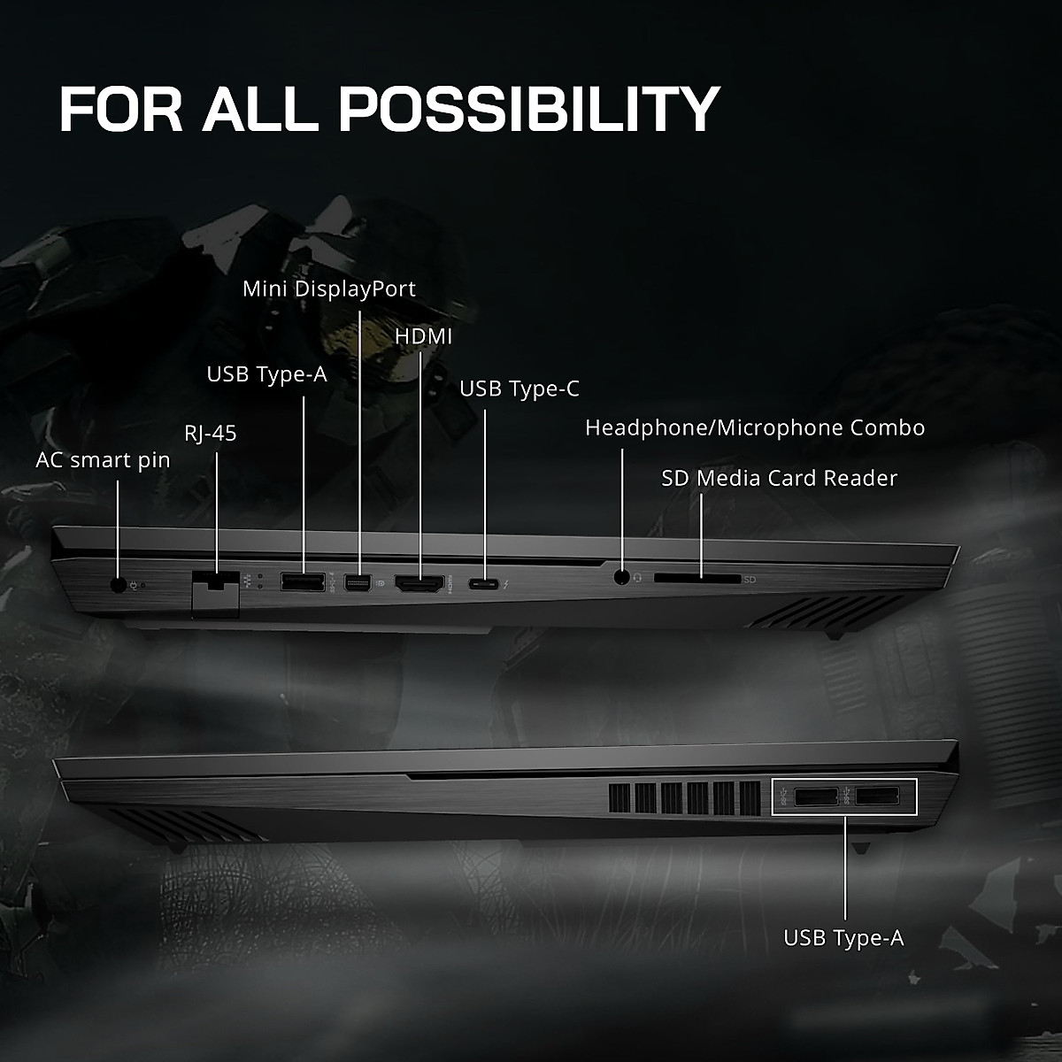 HP 2022 OMEN 17.3" 165Hz Gaming Laptop, Intel 12th Core i7-12700H, 32GB DDR5 RAM, 1TB PCIe SSD, NVIDIA GeForce RTX 3070Ti, RGB Backlit Keyboard, Windows 11, Shadow Black, w/ 32GB USB Business Card