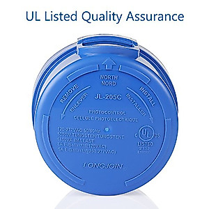 LEDMO Photocell Sensor, Auto On Off Photocell Switch, Twist Lock Photocell for LED Barn Light, Area Light, Street Light, Parking Lot Lights and Dusk to Dawn Light