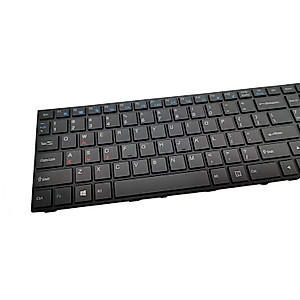 New Laptop Replacement Gaming Keyboard for Clevo Sager P650 P650SE P655SE NP8652 NP8650 NP8670 NP8671 MP-13H83USJ430B 6-80-P6500-013-1 US Layout with Backlight