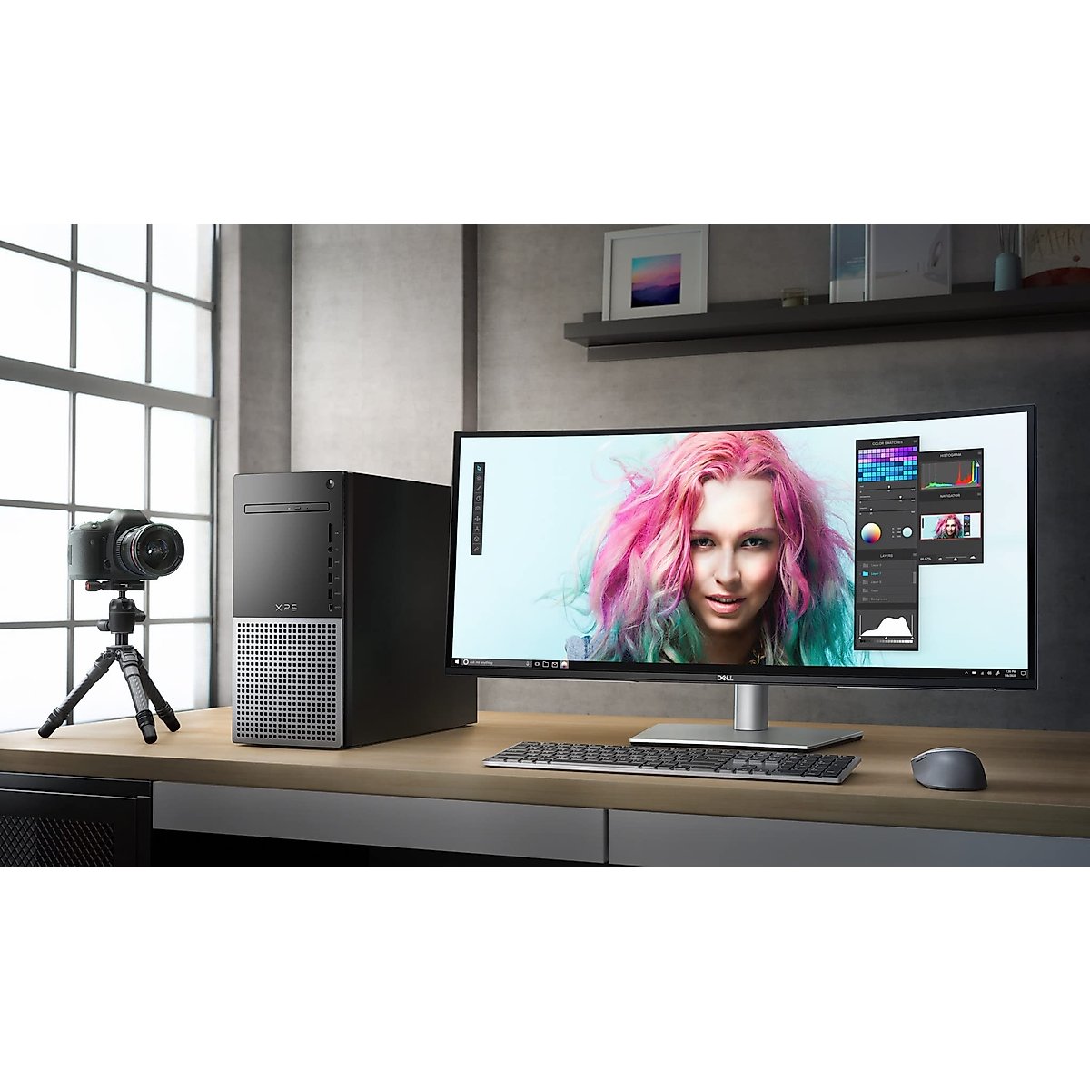 Dell XPS 8950 Desktop (2023 New) | Intel 12-Core i7-12700 Processor | NVIDIA RTX 3060Ti Graphics | Killer WiFi 6E | USB-C | 3xDP | DVD-RW | 32GB DDR5 1TB SSD 2TB HDD | Win11 Pro