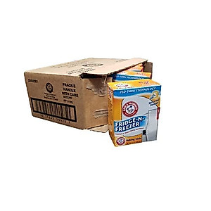 Arm & Hammer baking Soda, Fridge-N-Freezer Pack, Odor absorber, 14oz Pack, (case Of 12)