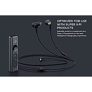 Creative Aurvana Trio LS 3.5 mm in-Ear Headphones with Liquid Silicone Rubber Drivers, Built-in Microphone, Noise Isolation, and Carry Pouch, for Android, iPhone, PC, Mac, Nintendo Switch