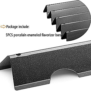 66032 & 66795 Flavorizer Bars for Weber Genesis II 300 Series, Replacement Part for Weber Genesis II E-310, II E-330, II E-335, II S-335, II LX S/E-340 Gas Grill, 17inch Porcelain Enameled Heat Plates