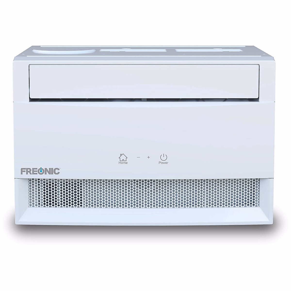 Freonic 12,000 BTU Window Air Conditioner and Dehumidifier, 115V, Window AC Unit for Rooms up to 550 Sq. Ft., Air Conditioner Window Unit with LED Display, Follow Me Remote, and Automatic Louvers