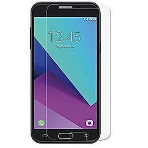 SOMEFUN 2pcs Clear Tempered Glass Crystal Screen Protector Film for Galaxy J3 pro 2017 J330 SM-J330F/DS J330F J330FN J3 Duos 2017 Scratch Resist 9H Hardness
