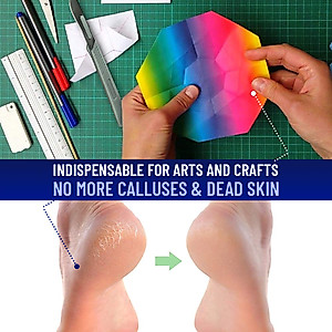 MedHelp Disposable Scalpel 10 Dermaplaning Tool Scalpel Blades 10 with Plastic Handle, High Carbon Steel Dermablade Blades #10 Surgical Blades, Scaple - Box of 10