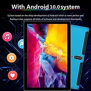 Tablet Computer 10.1 Inch HD Tablet, 8-core IPS, High-Definition Screen, WiFi, Bluetooth, Android Voice Call, Game Tablet, Support SIM Communication Function, Portable Pocket PC