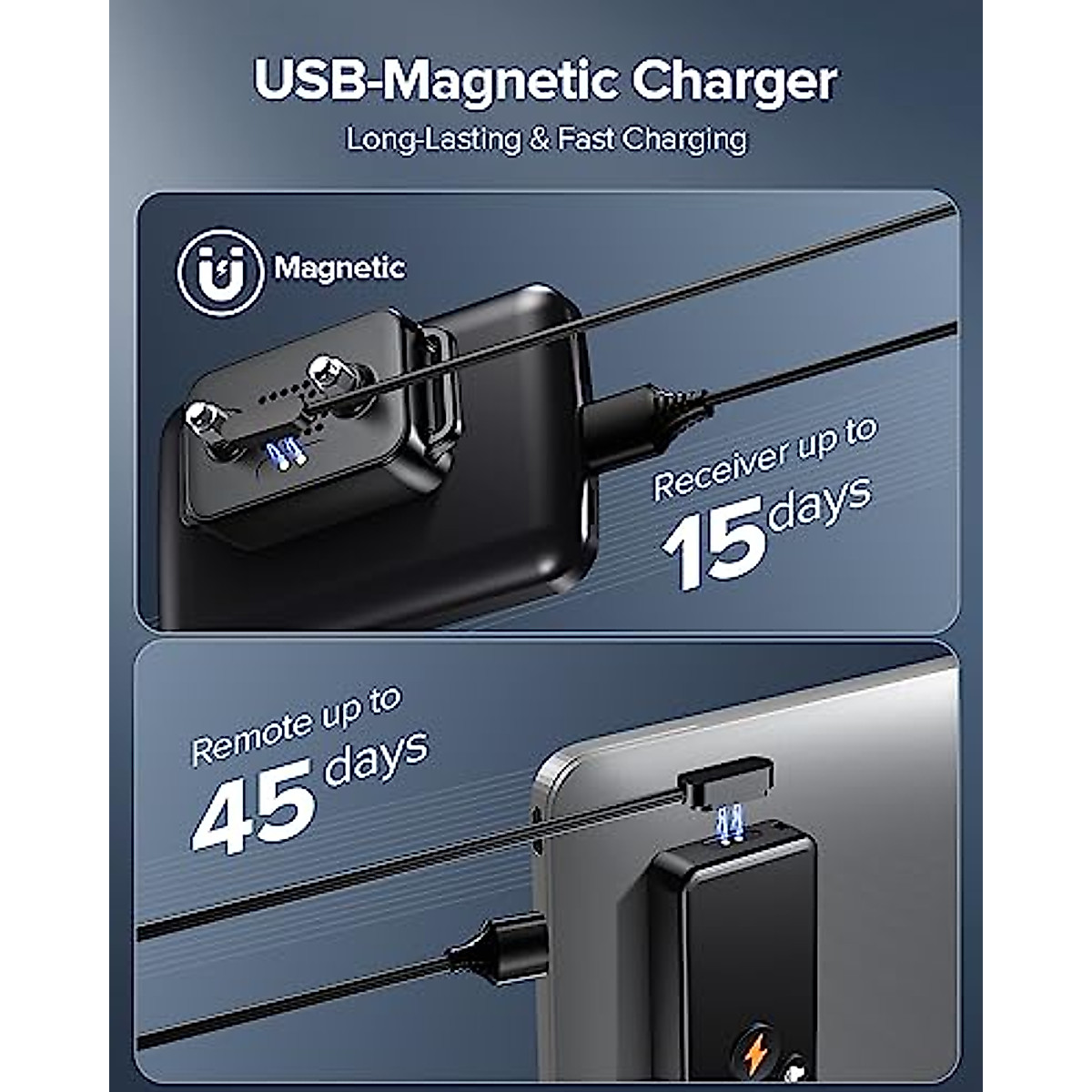 Dog Shock Collar, Ycoev Dog Training Collar with Remote, IP67 Waterproof Shockers Collar for Large Medium Small Dogs Electric Collar for Dogs with 4 Modes Beep, Vibration, Shock, Dog Finder