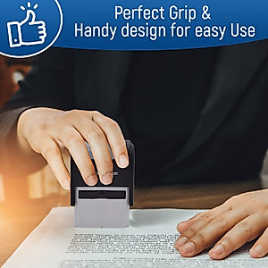 Copy Stamp Self Inking Red -Red Ink- Office Stamps self Inking Advanced Technology Designed for Business and Personal use by Executive Supplies