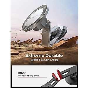 LISEN for Tesla Phone Mount Holder, for MagSafe Car Mount [20 Strongest Magnets] 2023 Tesla Model 3/Y/X/S Accessories, Adjustable Tesla iPhone Mount Compatible with iPhone 14 13 12 Pro Max Plus